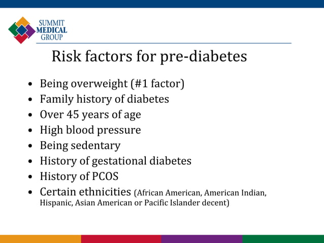 Prediabetes and Diabetes: Are you at risk? | PPT