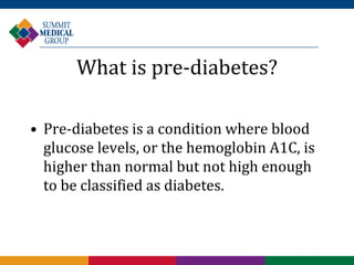 Prediabetes and Diabetes: Are you at risk? | PPT