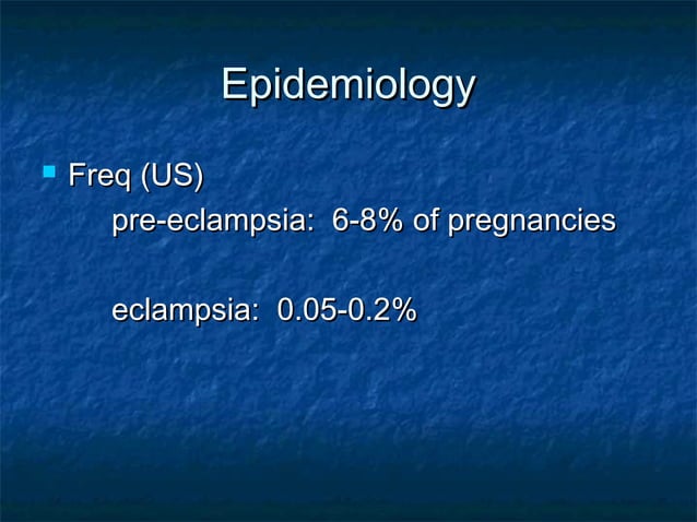 Pre eclampsia | PPT