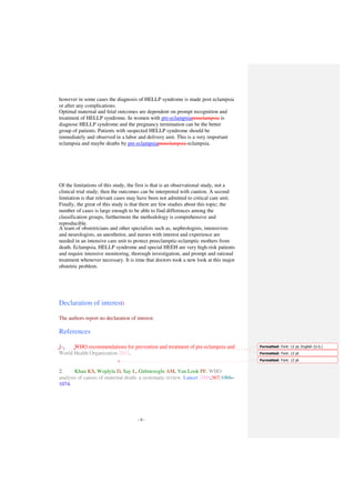 Preeclampsia-eclampsia admitted to critical care unit | PDF