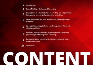 Pre-Employment Screening Best Practices – A Guide | PDF | Resume ...