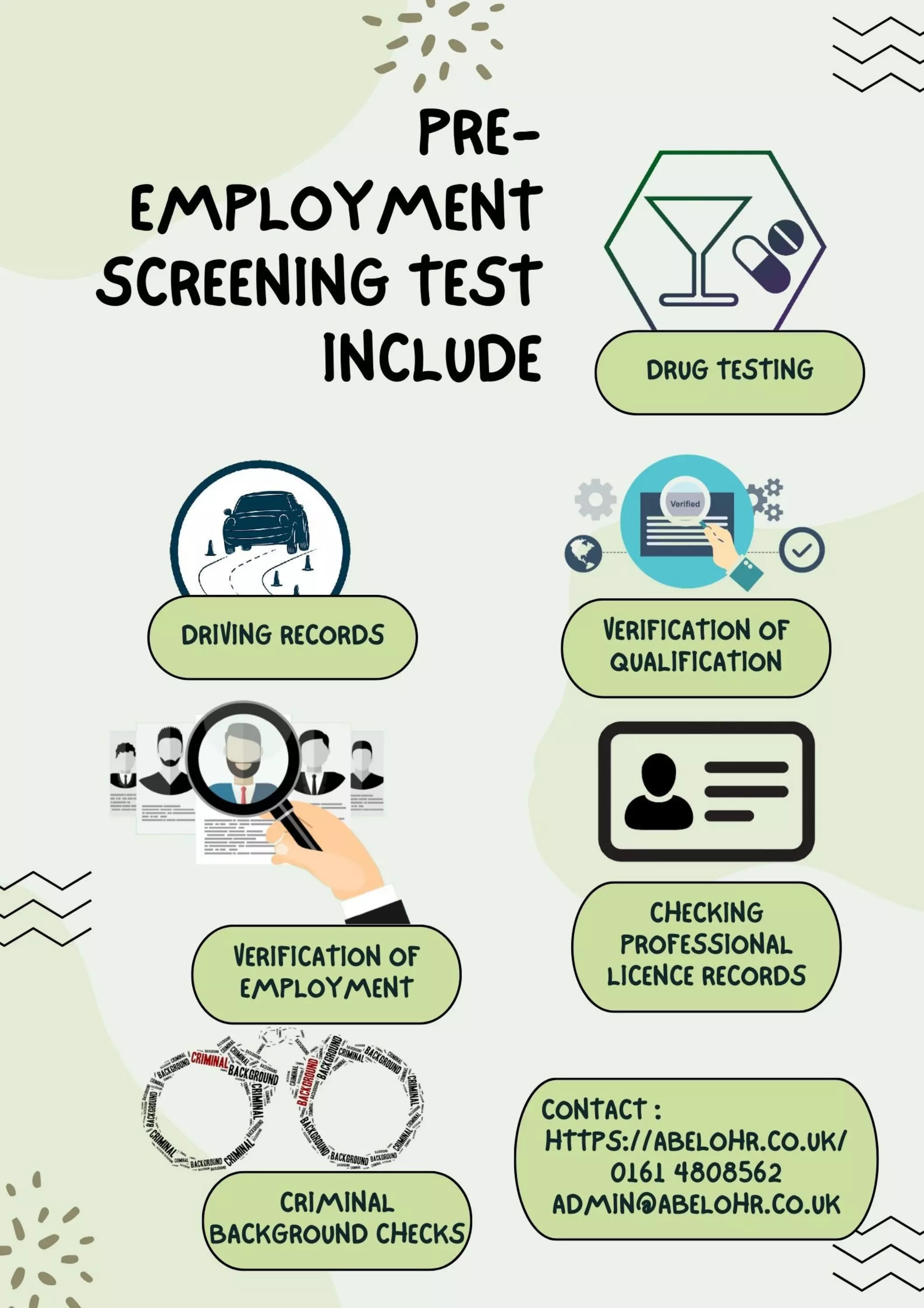 Pre-Employment Screening Test Include | PDF | Business | Business and ...