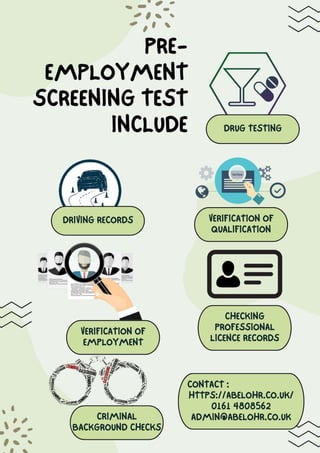 Pre-Employment Screening Test Include | PDF | Business | Business and ...