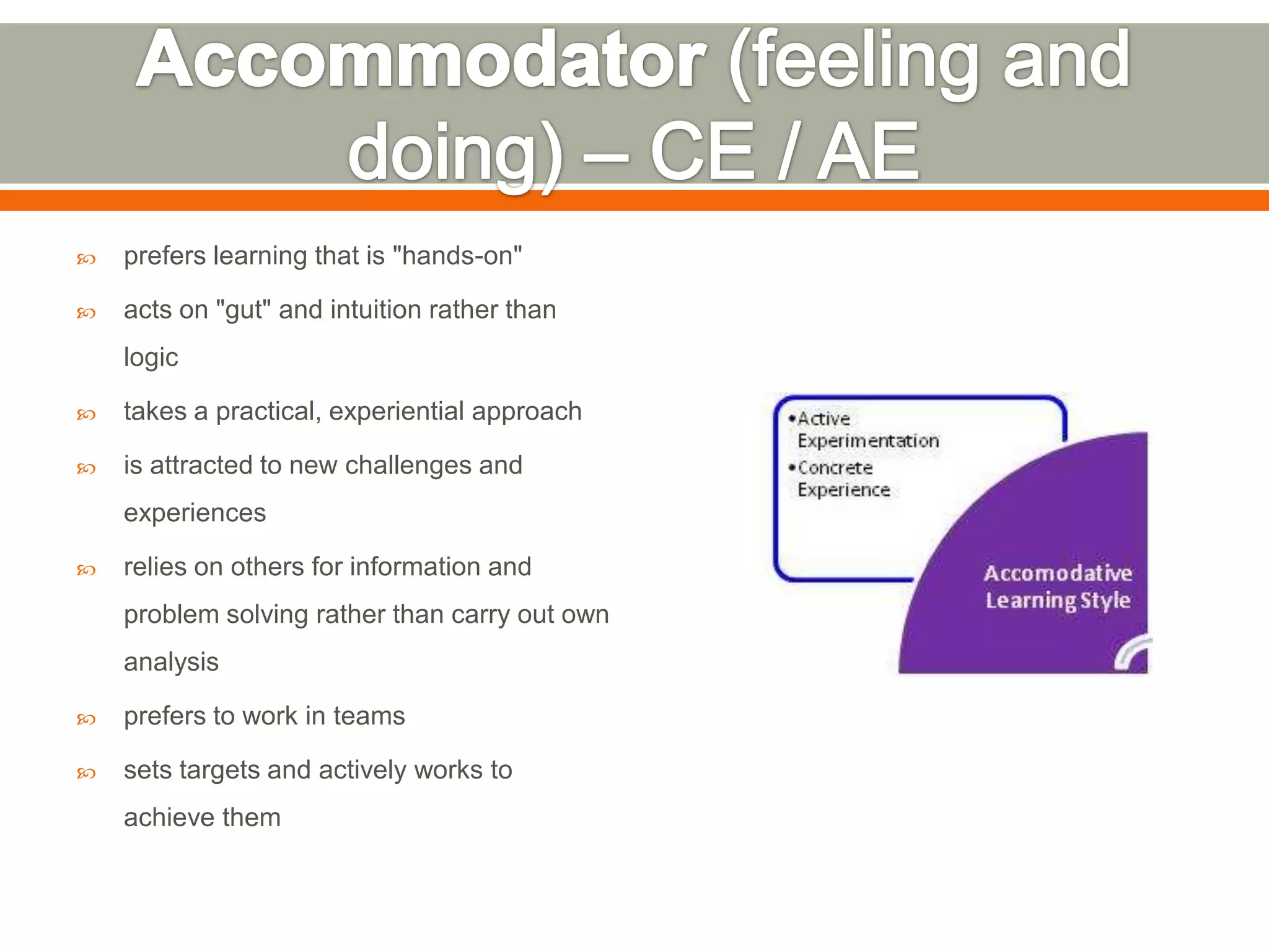 Assessment test(s) - DiSC, TKI, Kolb | PPTX