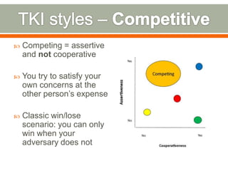 Assessment test(s) - DiSC, TKI, Kolb | PPT