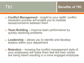 Assessment test(s) - DiSC, TKI, Kolb | PPT