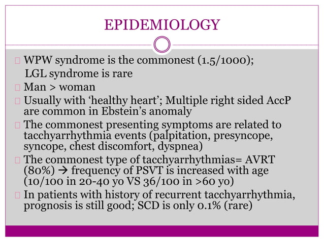 Basic of Pre-excitation syndrome | PPTX