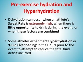 Pre exercise nutritional strategies | PPTX