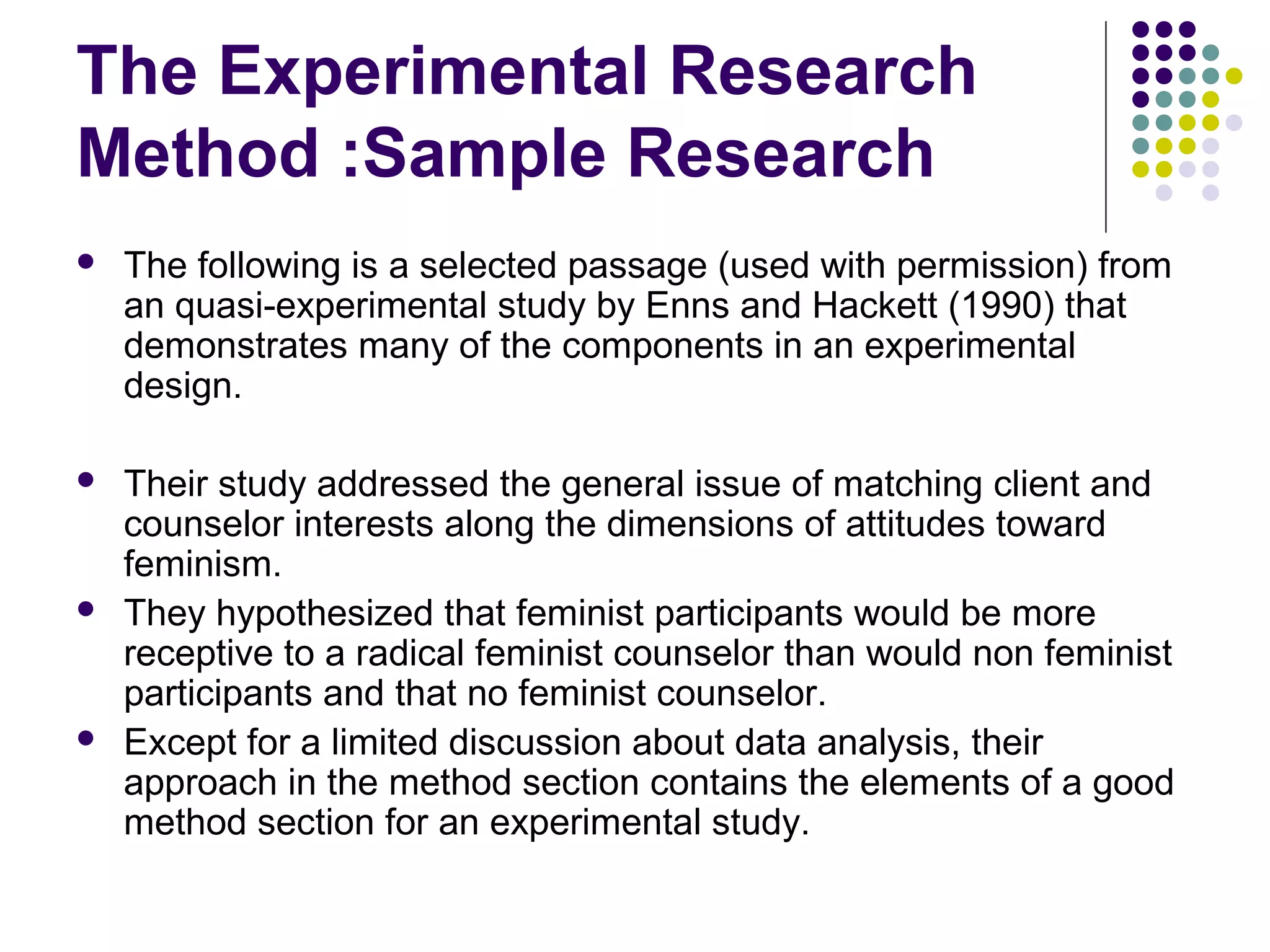 Pre- Experimental Research | PPT