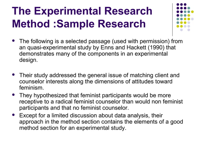 Pre- Experimental Research | PPT