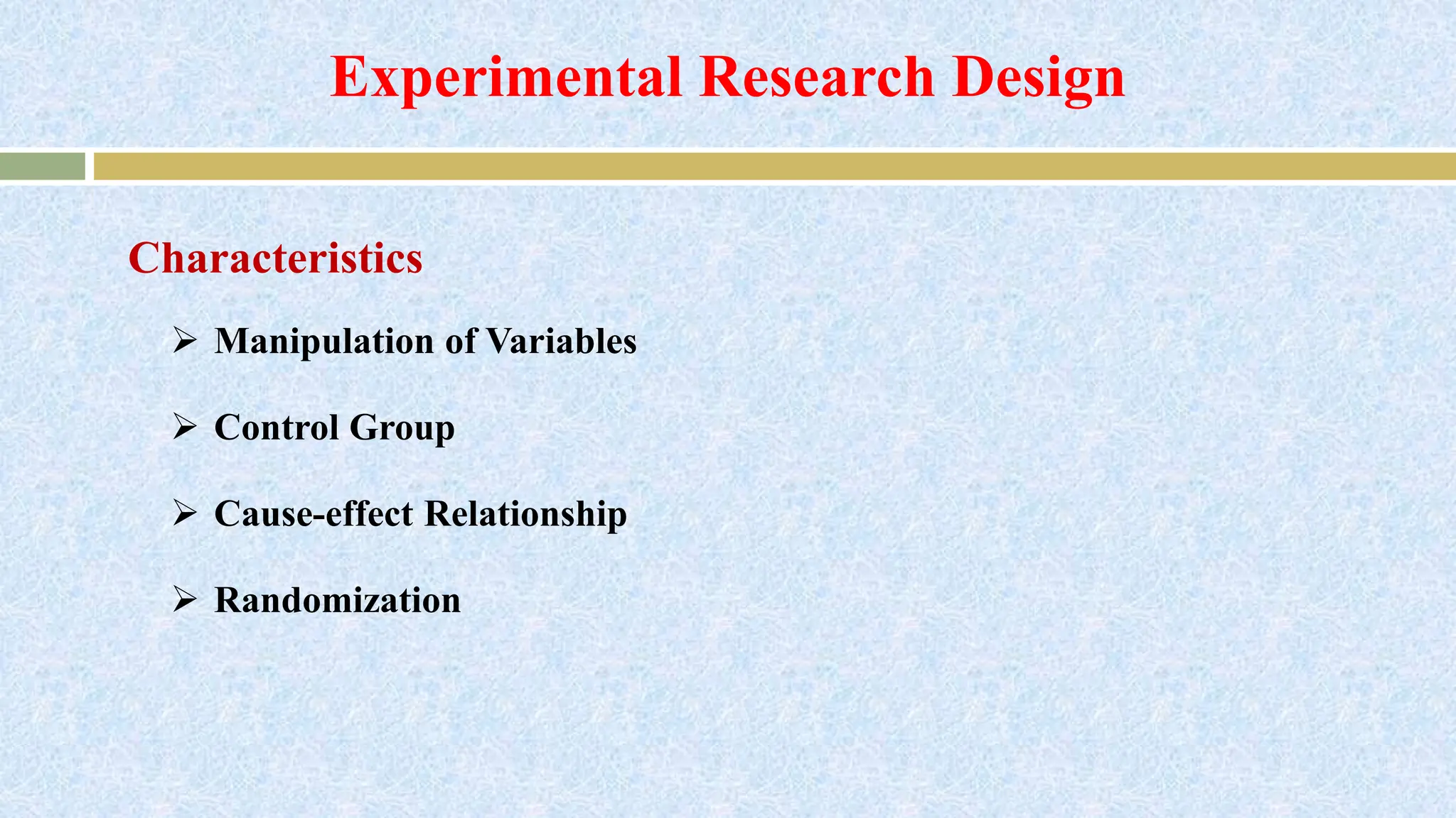 Pre-experimental Research Design and It's Uses | PPTX