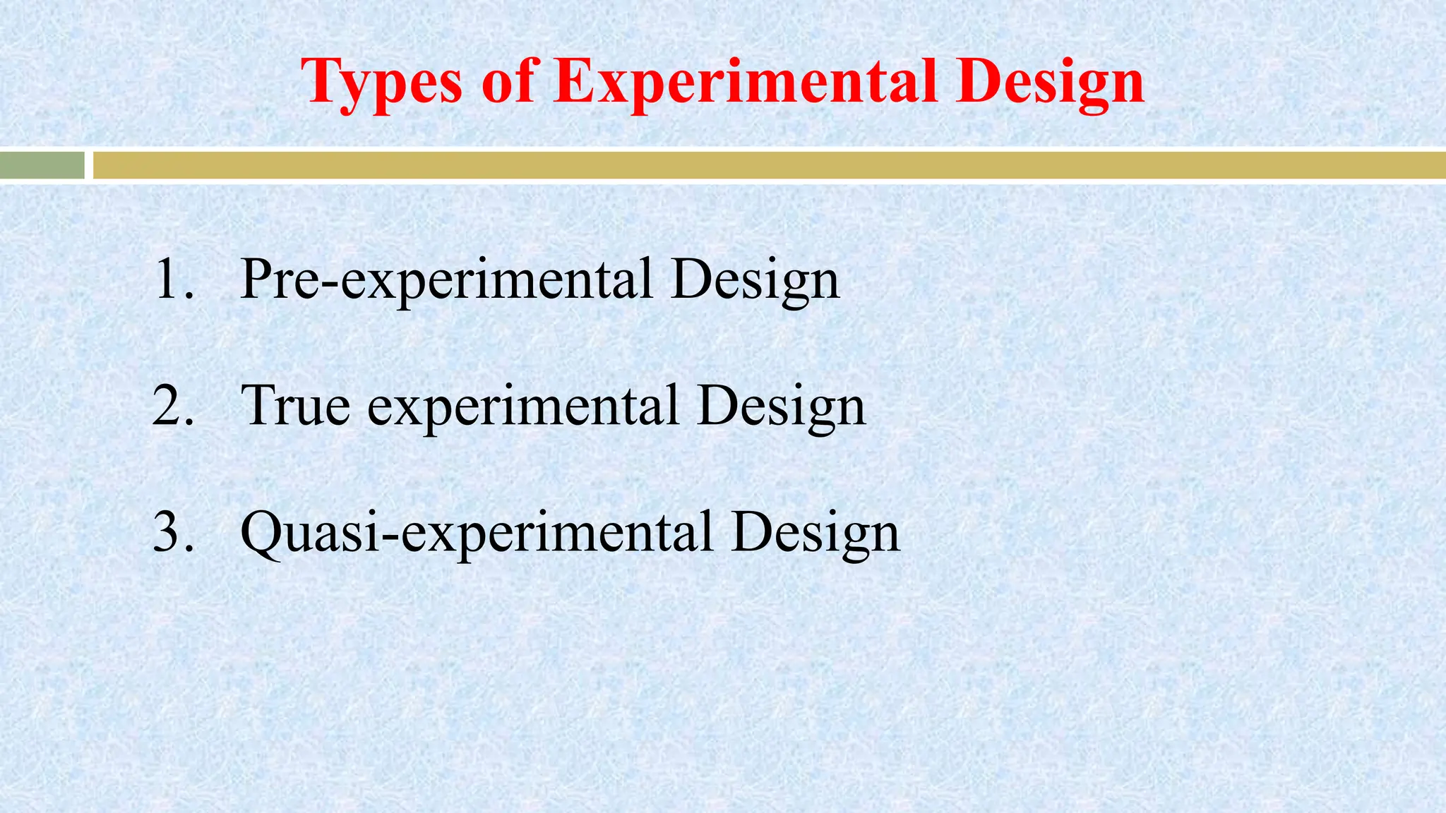 Pre-experimental Research Design and It's Uses | PPTX