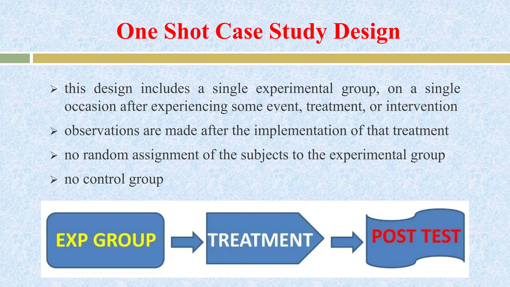 Pre-experimental Research Design and It's Uses | PPTX