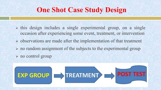 Pre-experimental Research Design and It's Uses | PPTX | Science