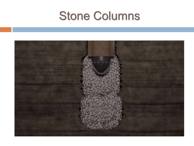 Pre fabricated vertical drain and stone columns | PPT