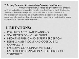 PREFABRICATED CONSTRUCTION | PDF