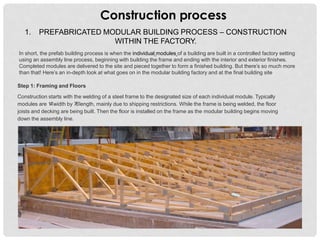 PREFABRICATED CONSTRUCTION | PDF