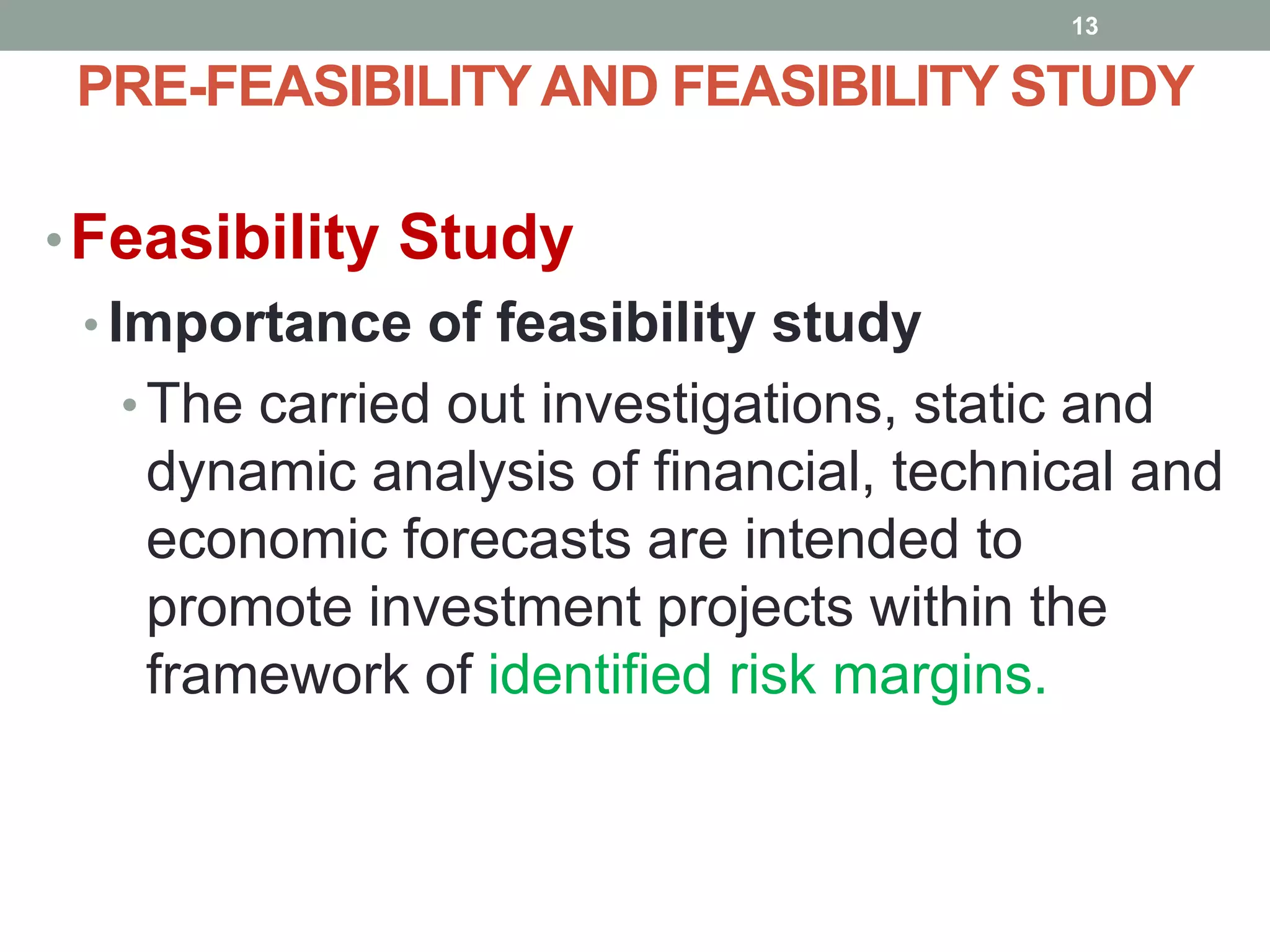 Pre feasibility ,feasibility study and civil engineering ethics | PPTX