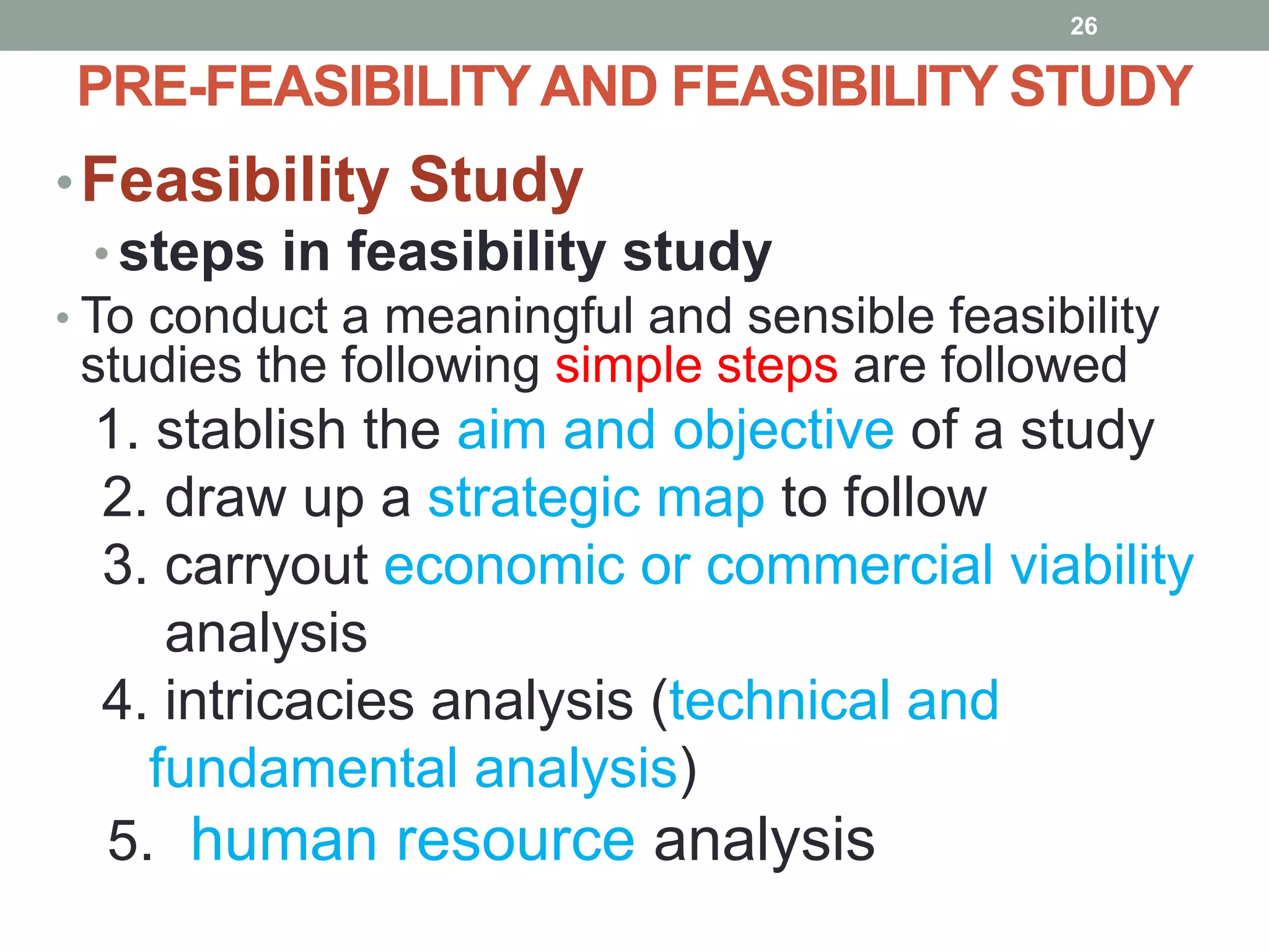 Pre feasibility ,feasibility study and civil engineering ethics | PPTX