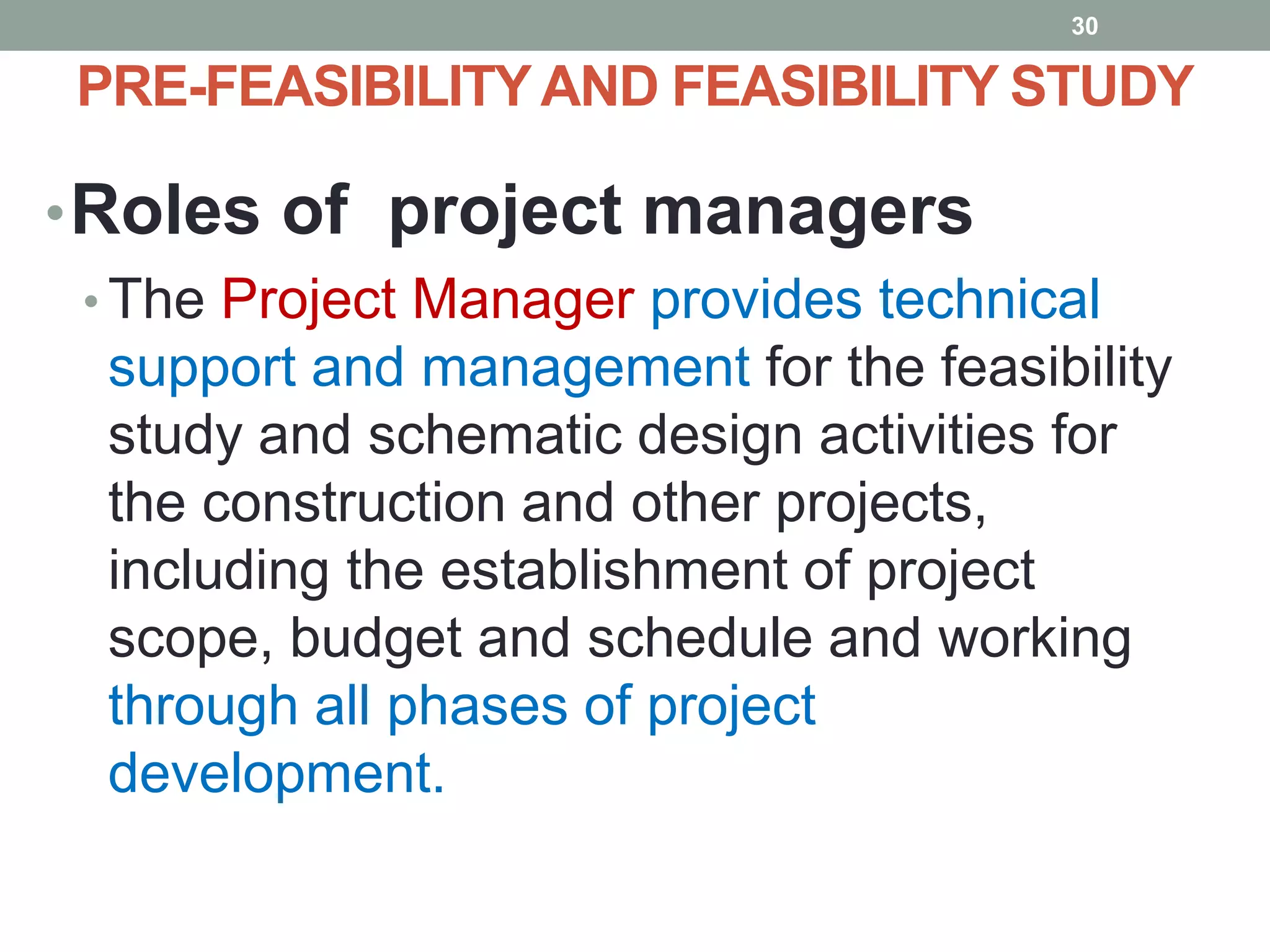 Pre feasibility ,feasibility study and civil engineering ethics | PPTX