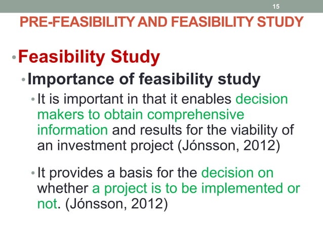 The Difference Between Pre-Feasibility Study And Feasibility – FDOMF