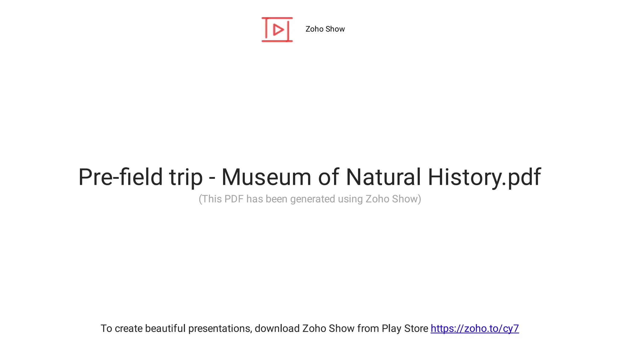 Pre-field trip - Museum of Natural History.pdf
