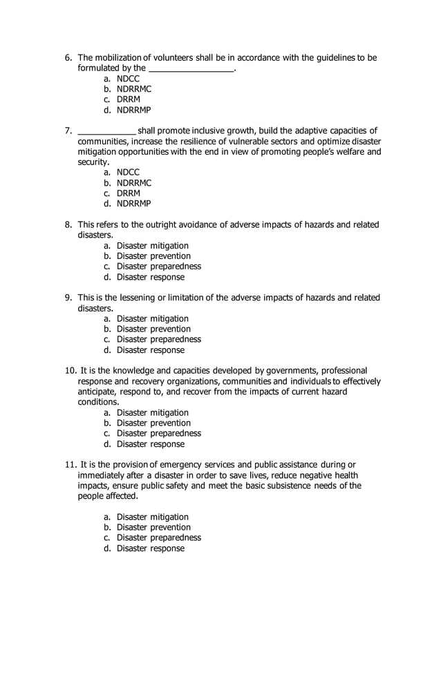 Pre final examination in nstp.cwts