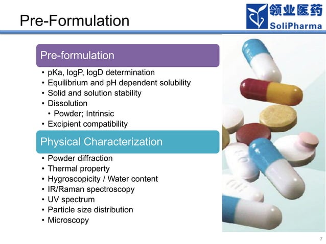 Preformulation formulation solid drug research | PPT