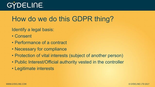 Simple GDPR Overview | PPT