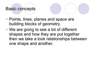 Pre geometry | PPT