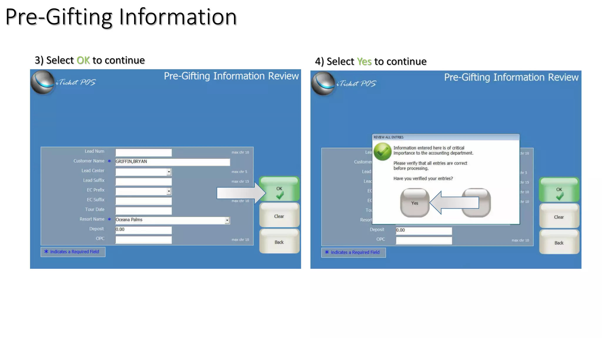 iTicket POS Pregift tutorial | PPT