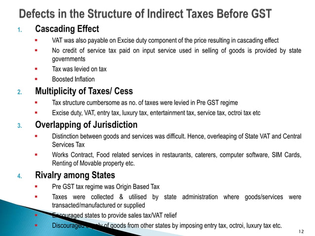 Pre- GST Era in India | PPTX