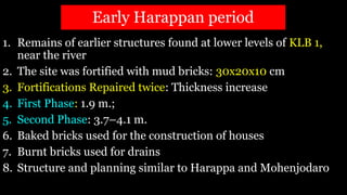 Early Harappan Cultures of Indus Valley. | PPTX