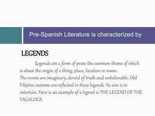 Pre-Hispanic and Hispanic Colonial Text | PPT