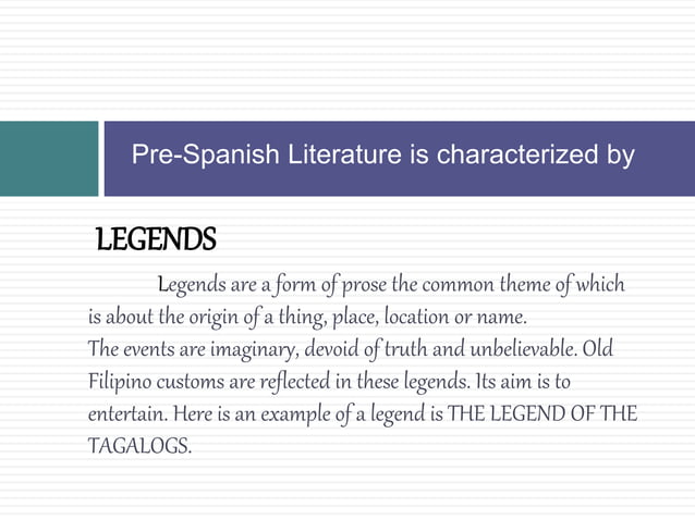 Pre-Hispanic and Hispanic Colonial Text | PPT