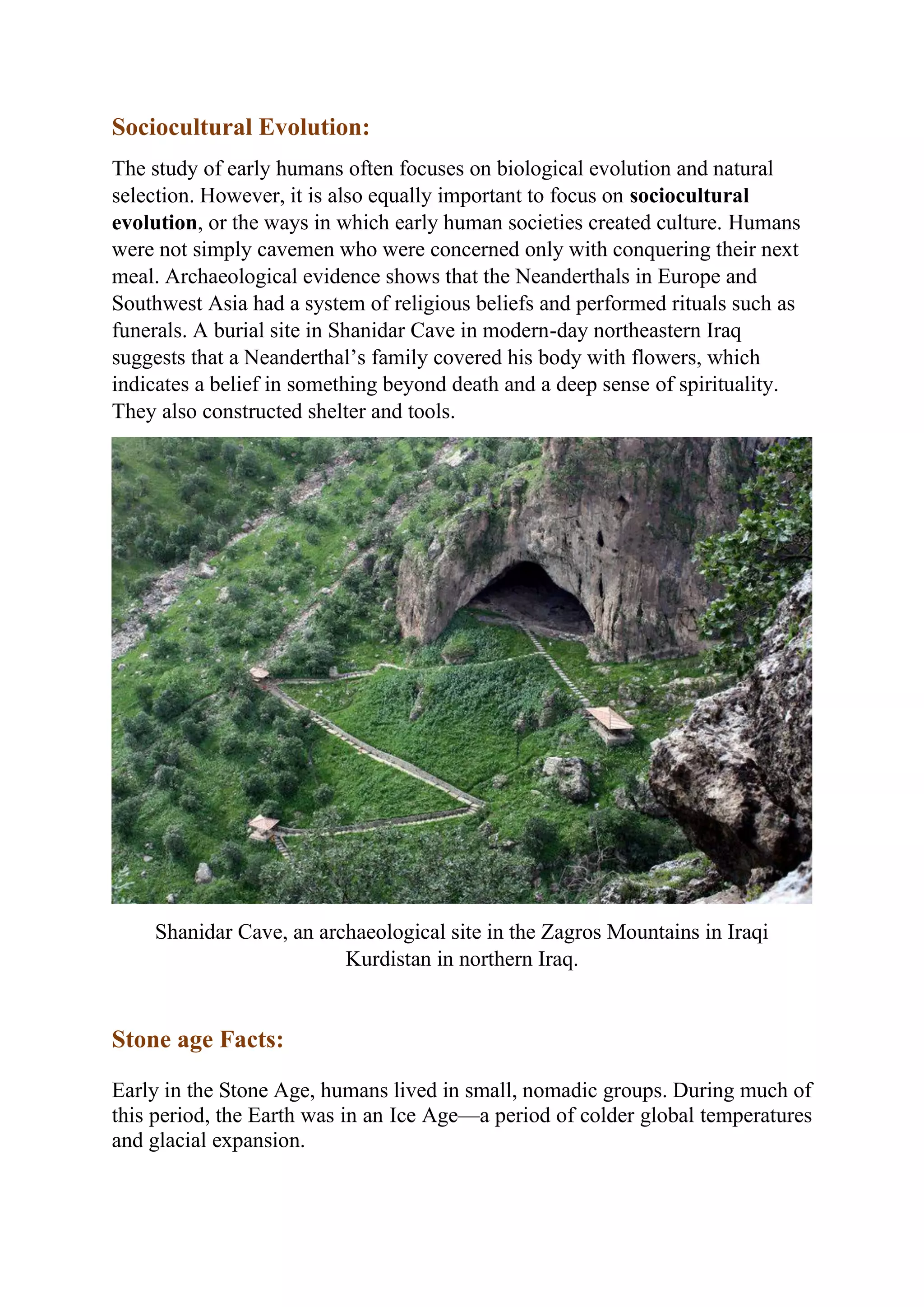 Pre history civilization (Paleolithic & Neolithic) | PDF