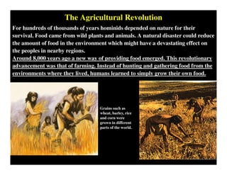 Pre-history & Early Man [PDF] | PPT