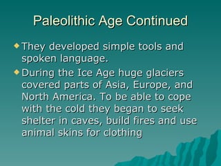 Pre-History To Rise Of Civilizations | PPT