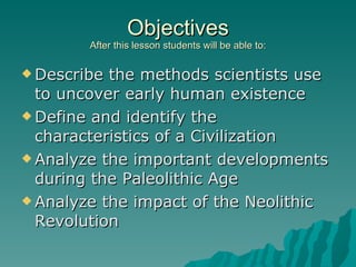 Pre-History To Rise Of Civilizations | PPT