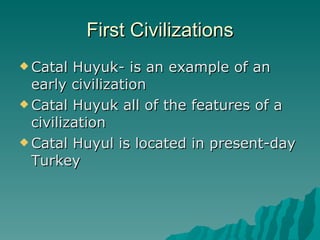 Pre-History To Rise Of Civilizations | PPT