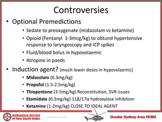 Pre hospital rapid sequence intubation | PPTX