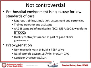 Pre hospital rapid sequence intubation | PPT