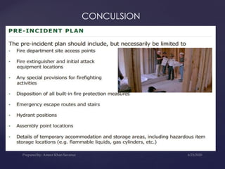 Pre incident plan | PDF