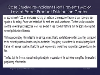 Pre incident plan | PDF