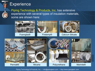 Pre-Insulated Pipe Supports for Both Cryogenic and High Temperature ...