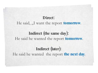 Pre intermediate w28-reported_speech | PPT