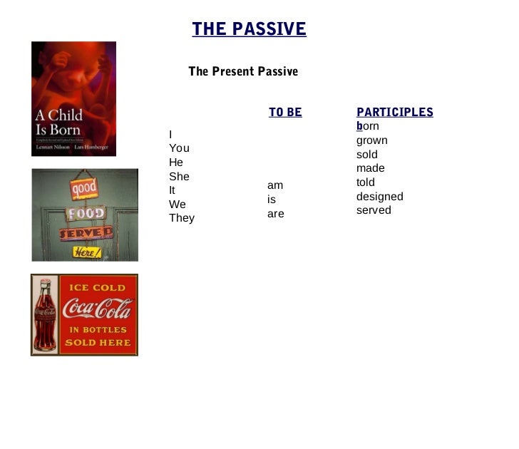 Passive present simple