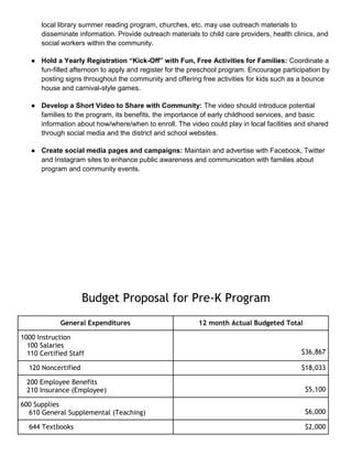 Pre k budgetand-planning | DOCX