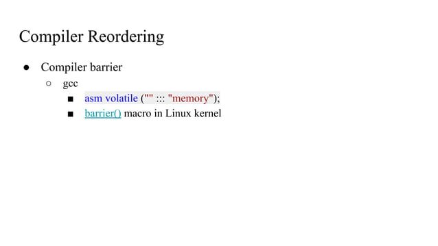 Prerequisite knowledge for shared memory concurrency | PPT
