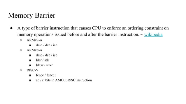 Prerequisite knowledge for shared memory concurrency | PPT